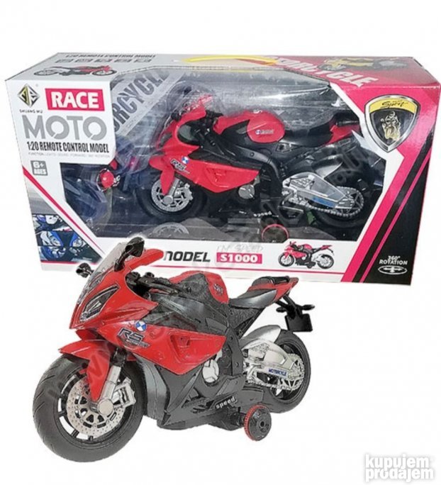 Trkacki motor na daljinski Moto Racer – Ali tako