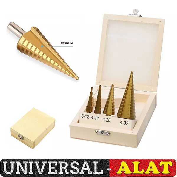 Stepenaste burgije jelkice 4 komada – Ali tako