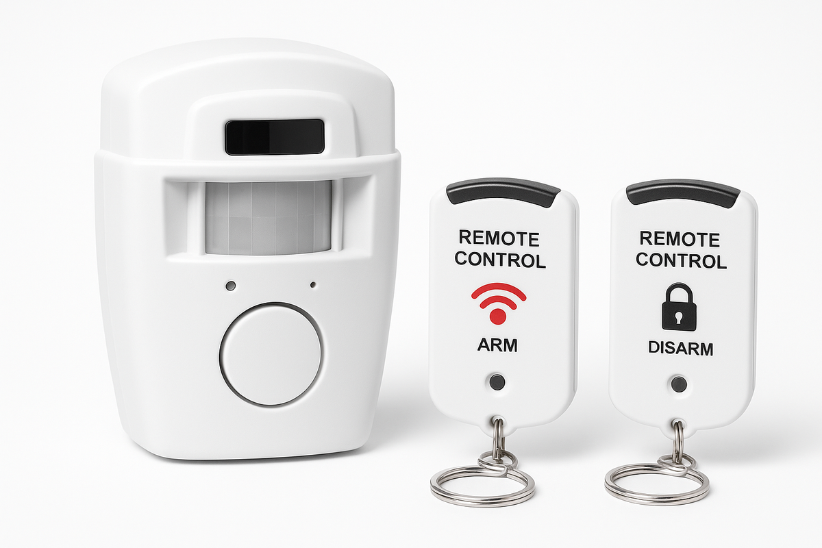 Mini Alarm System 105dB - Infracrveni Senzor | Daljinsko Upravljanje ...