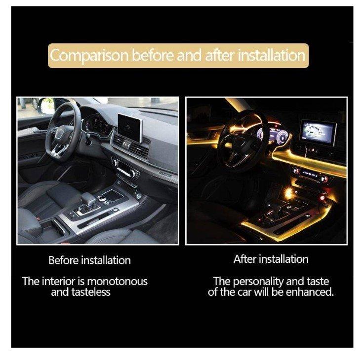 LED RGB auto niti ambijentalno osvetljenje enterijer auta - LED RGB au ...