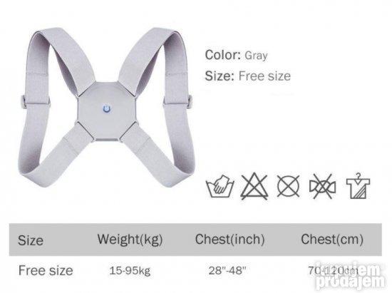 Pametni korektor drzanja - vibro pojas za prava ledja - Pametni korekt ...