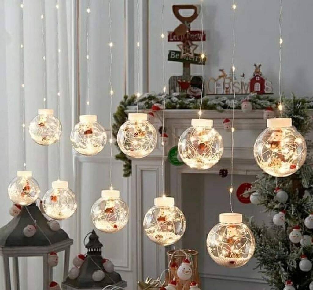 Svetlece kugle godisnje - Deda Mraz - Svetlece kugle godisnje - Deda M ...