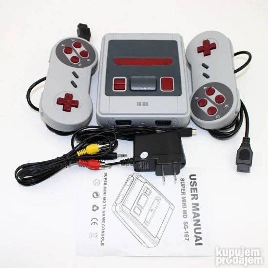 Retro konzola Super mini MD 167 igara - Retro konzola Super mini MD 16 ...