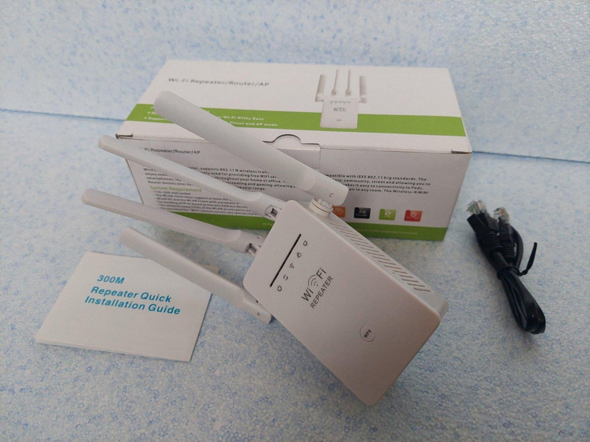WiFi Repeater Pojacivac signala Ruter sa 4 antene ripiter - WiFi Repea ...