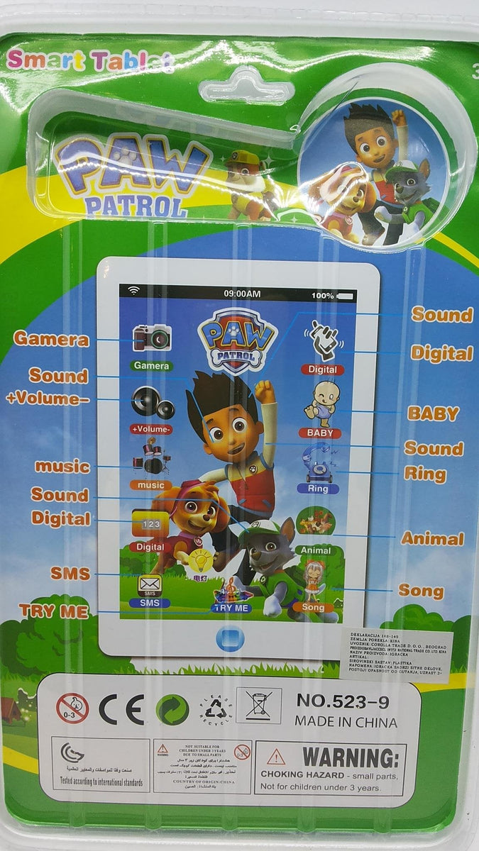 Paw Patrol Tablet -Patrol Tablet – Ali tako