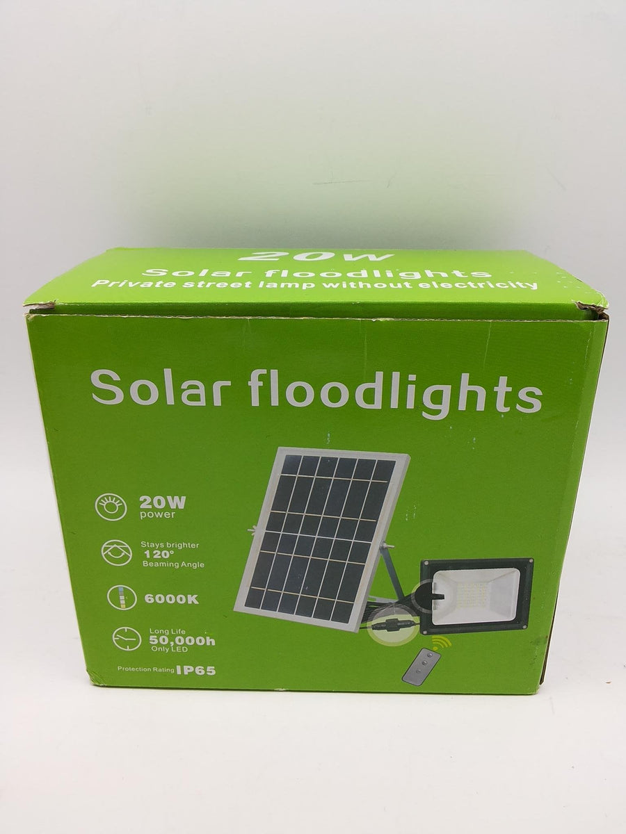 Led reflektor 20W+Solarni panel -Solarni komplet daljins – Ali tako