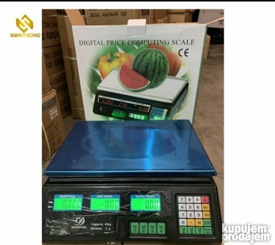 Elektronska digitalna vaga 40Kg – Ali tako