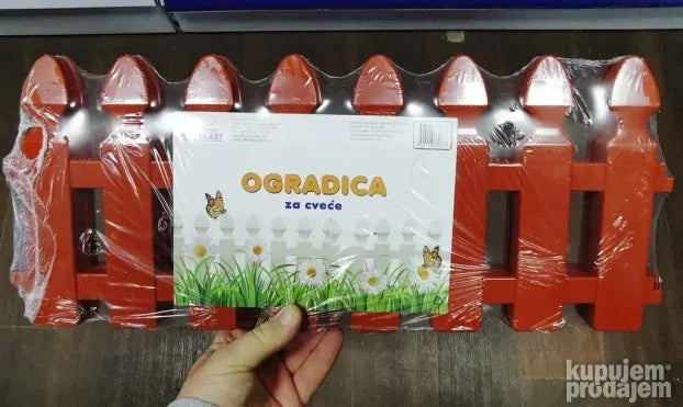Ograda za travnjak 2 metra cigla boja – Ali tako