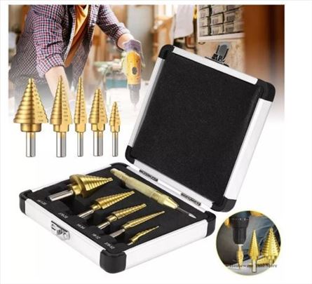 SET Stepenaste burgije Jelkice 5 kom – Ali tako